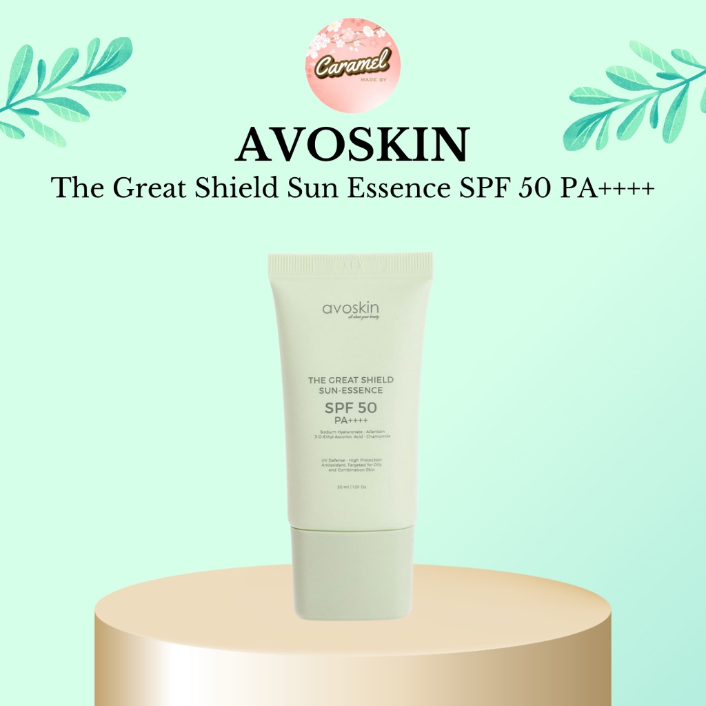 Jual AVOSKIN The Great Shield Sun Essence Sunscreen SPF 50 PA++++ Size ...