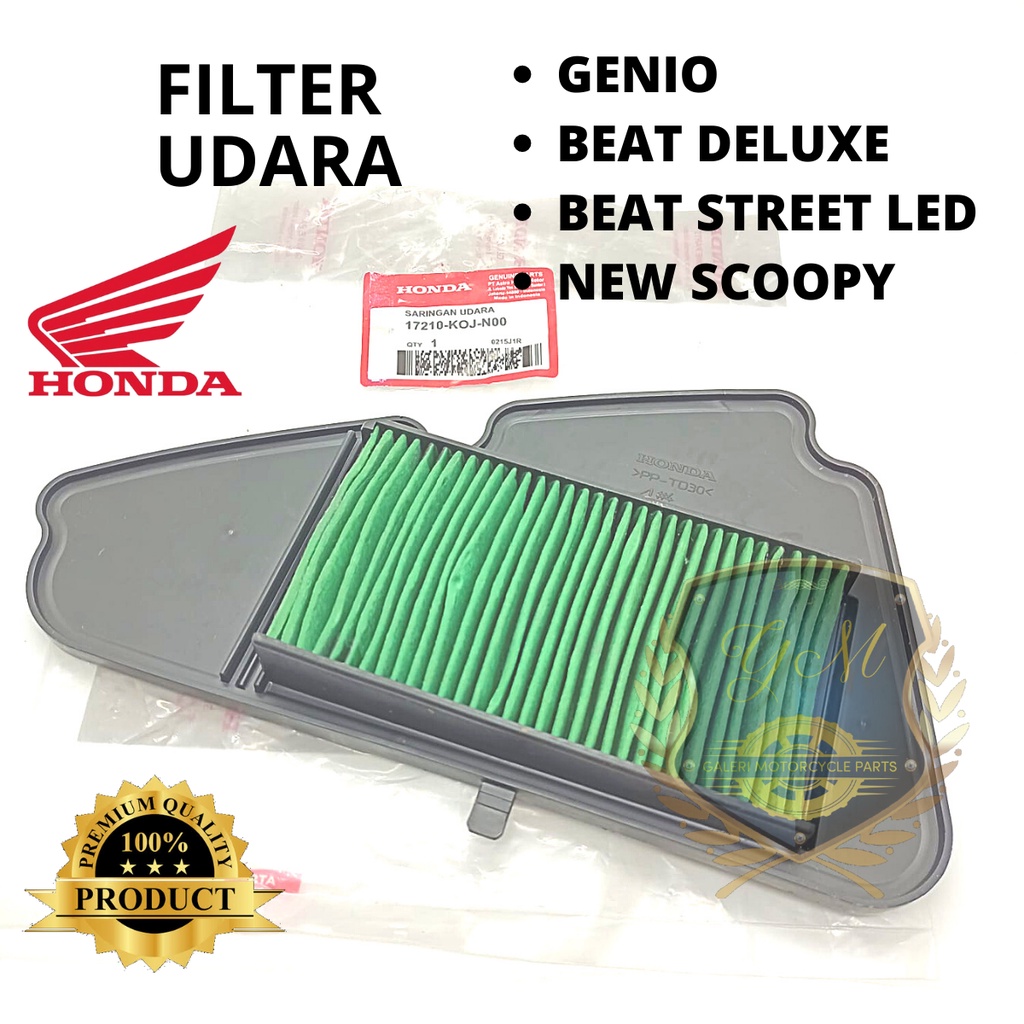 Jual ORIGINAL FILTER UDARA SARINGAN HONDA K0J GENIO BEAT STREET LED ...
