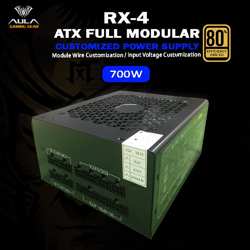Jual Power Supply PC Gaming AULA 700W RX-4 Full Modular -PSU 700W ...