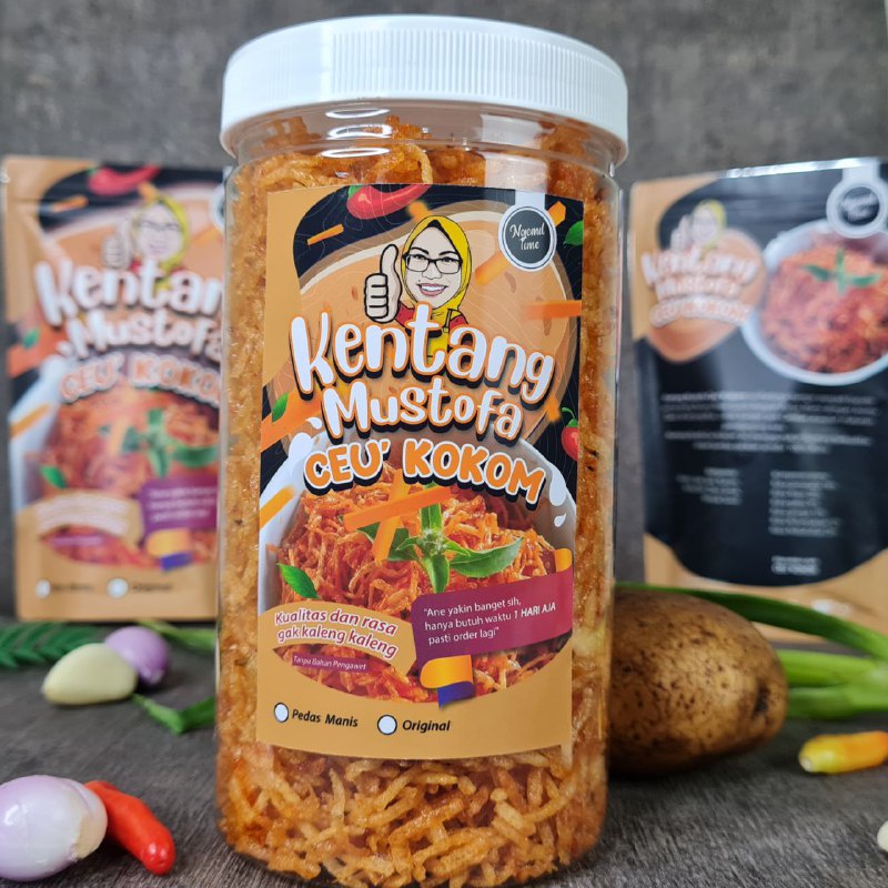 Jual KENTANG MUSTOFA PEDAS KRIUK [TOPLES] | Shopee Indonesia