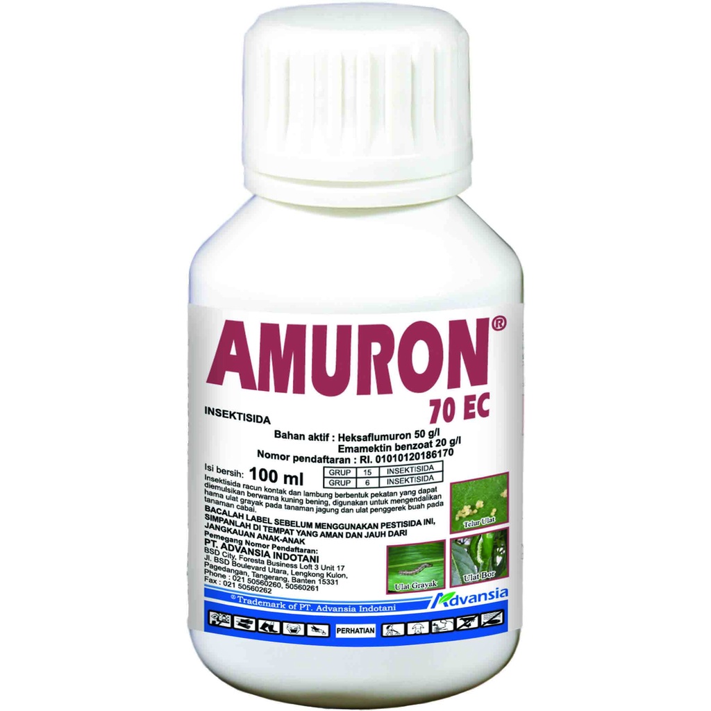 Jual Insektisida / AMURON 70 EC 100 ML / Mengendalikan Hama Penggerek ...