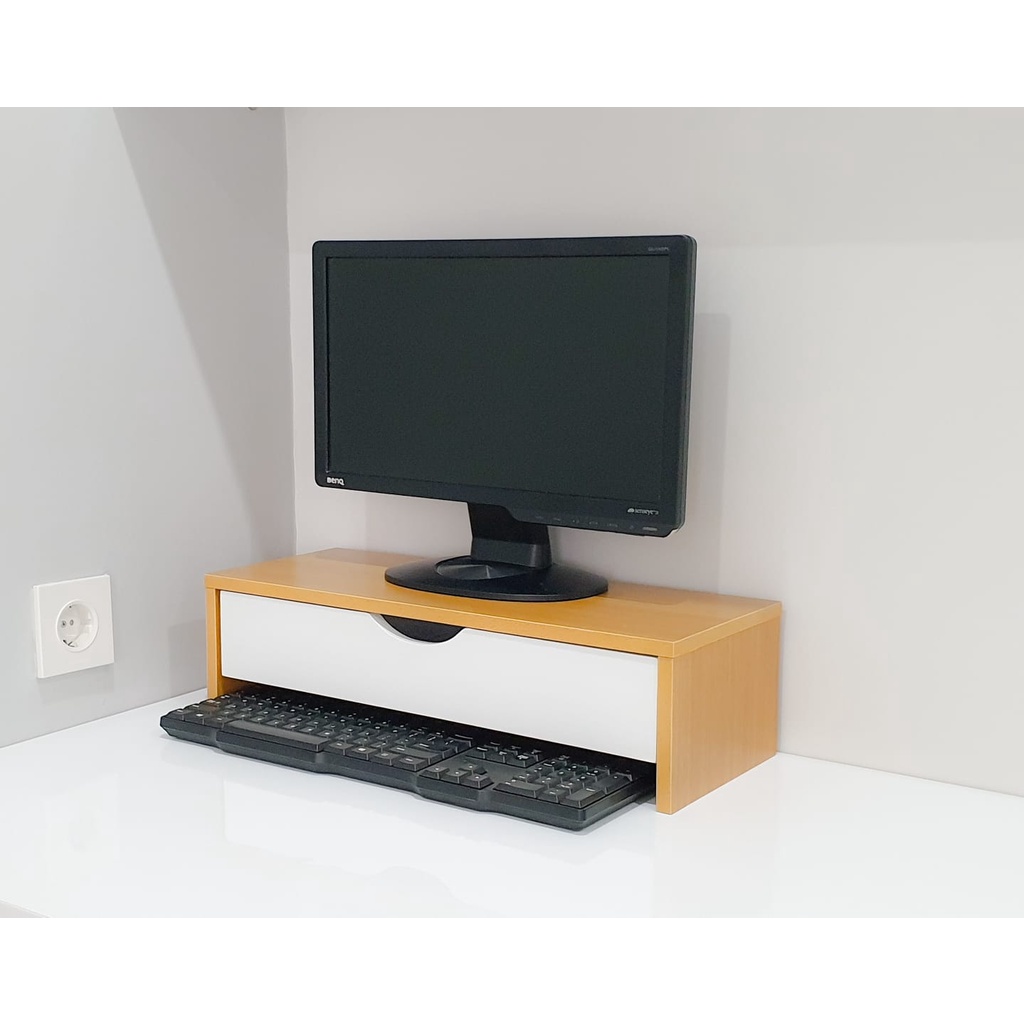 Jual Meja Monitor / Monitor Stand / Desk Organiser | Shopee Indonesia