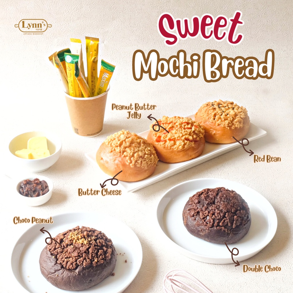 Jual Roti Mochi varian Sweet / Manis (Bisa Mix/ Pilihan Rasa Info di ...