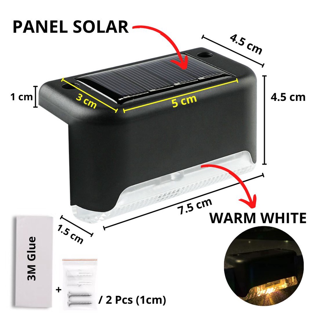 Jual HARGA BERSAHABAT HC Lampu Led Tangga Tenaga Surya Lampu Solar ...