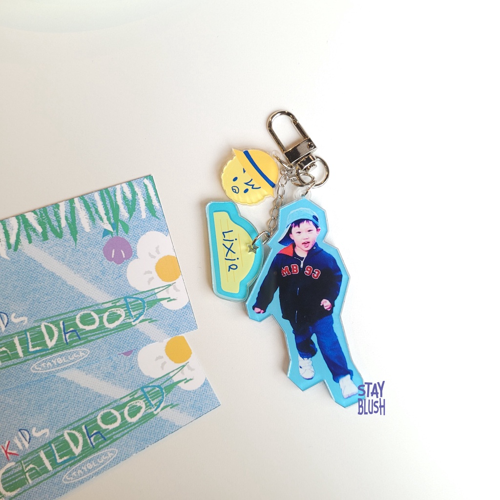 Jual SKZ REAL KIDS CHILDHOOD KEYCHAIN fanmade by stayblush | Shopee ...