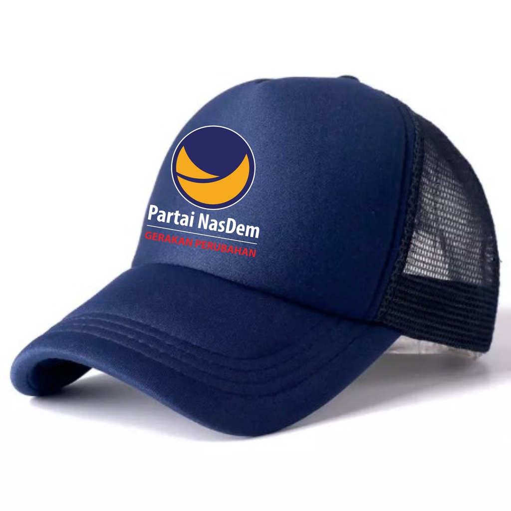 Jual topi jaring Partai Nasdem Partai Nasional Demokrat | Shopee Indonesia