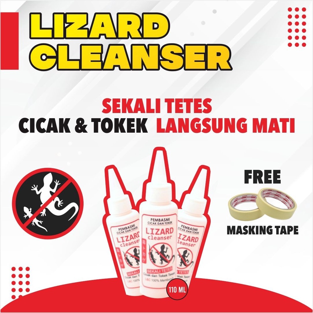 Jual PEMBASMI CICAK DAN TOKEK TERCEPAT " LIZARD CLEANSER " 100% BASMI ...