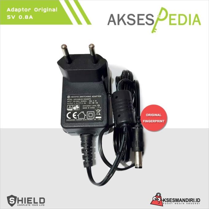 Jual Adaptor Original Mesin Absensi 5V 0.8A | Shopee Indonesia