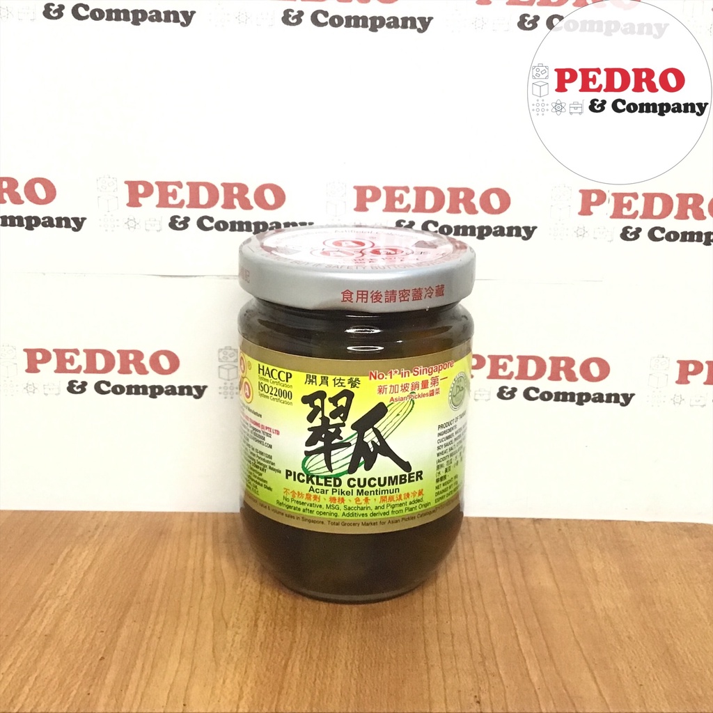 Jual AAA pickled cucumber 180 gram - acar ketimun timun import china ...