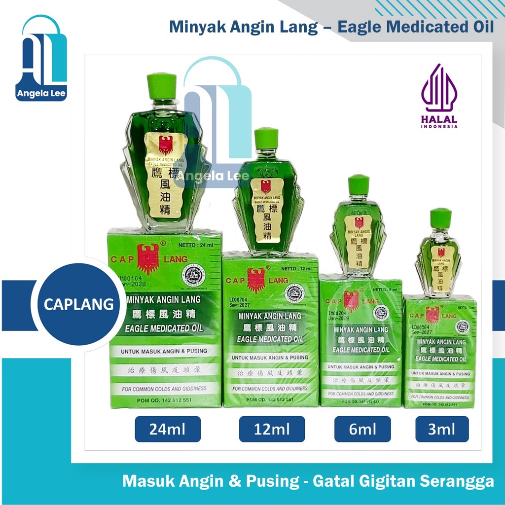Jual Cap Lang Minyak Angin Lang Eagle Medicated Oil Masuk Angin Pusing ...