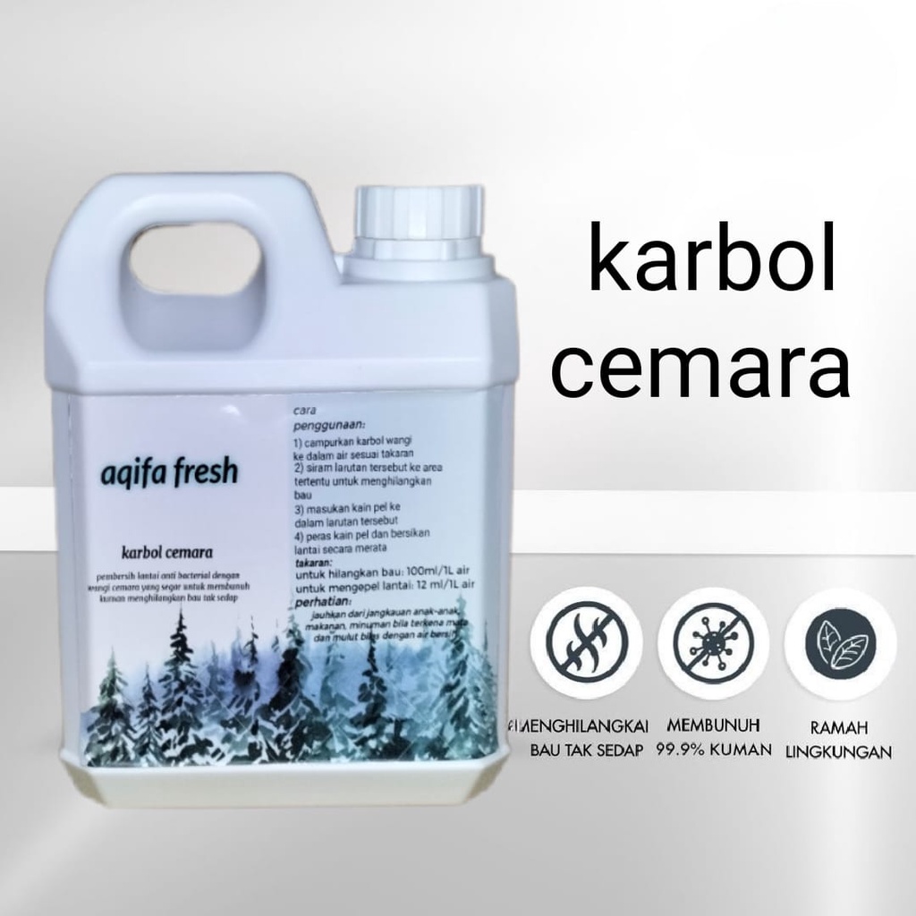 Jual KARBOL pembersih lantai anti bakteri 1liter aroma lavender / sereh ...