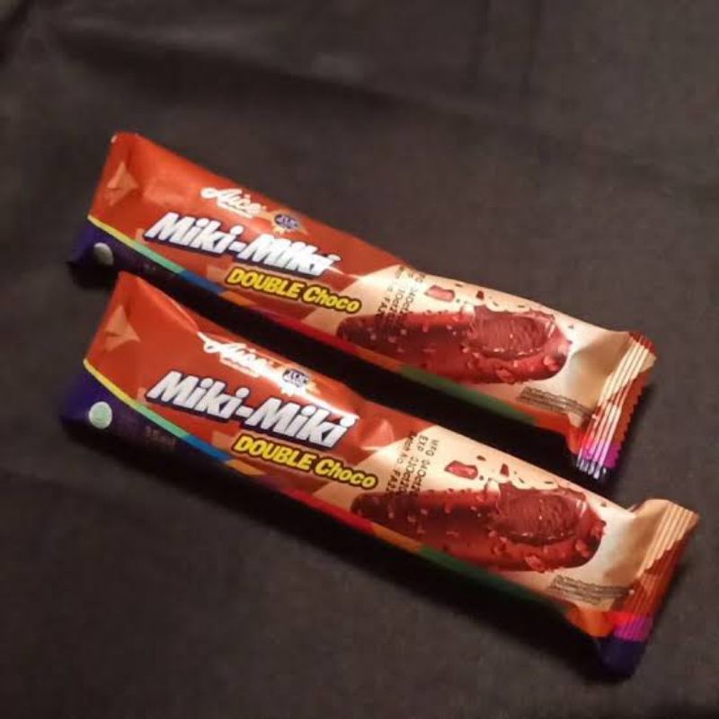 Jual Aice Miki Miki double choco 1 box isi 60 pcs | Shopee Indonesia