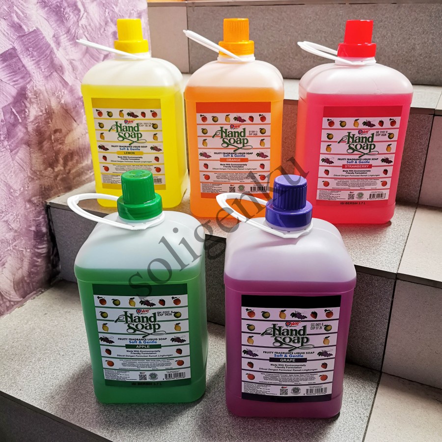 Jual YURI HAND SOAP Jerigen 3.7 Liter Sabun Cair Cuci Tangan Instan ...