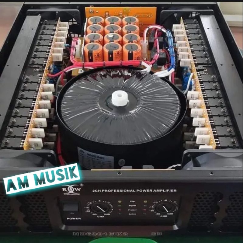 Jual POWER AMPLIFIER RDW ND6001MK2 CLASS GB ORIGINAL 2 CHANNEL ND6001 ...