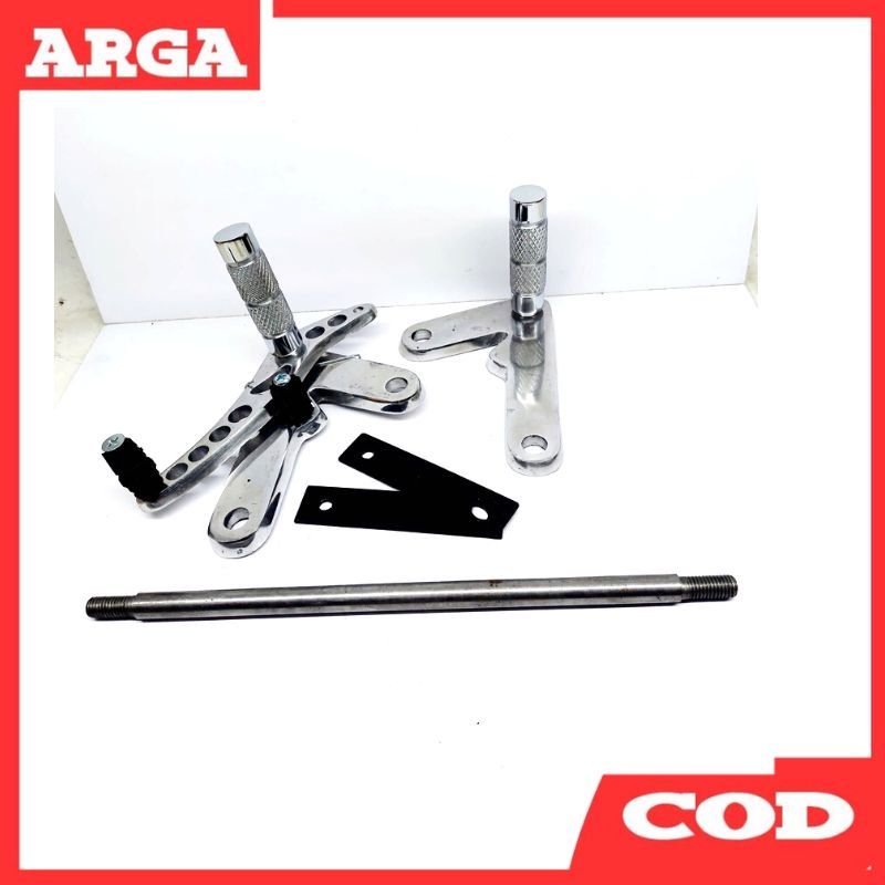 Jual step underbone Yamaha FIZ R cukilan gigi Yamaha Fiz R fustep yamaha Fiz R Set Persenenleng ...