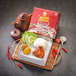 Jual Nasi Box/ Nasi Kotak Ayam Bakar Bumbu Rujak Tahu Tempe Goreng | Shopee Indonesia
