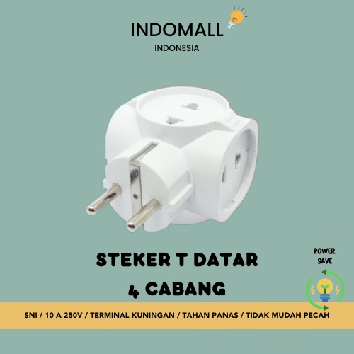Jual steker T 4 lubang sni/steker sni 4 lubang/steker lighthouse/steker ...