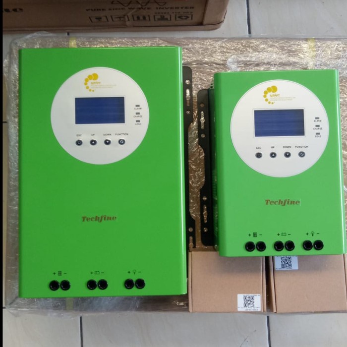 Jual MPPT Techfine Solar Charger Controller SCC Panel Surya 60A-100A ...