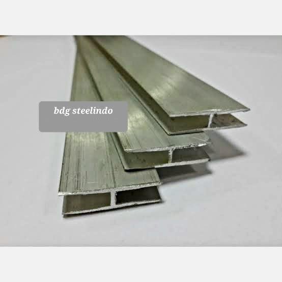 Jual Profil List H/ lis h sambungan aluminium kanopi 6 meter Alumunium ...