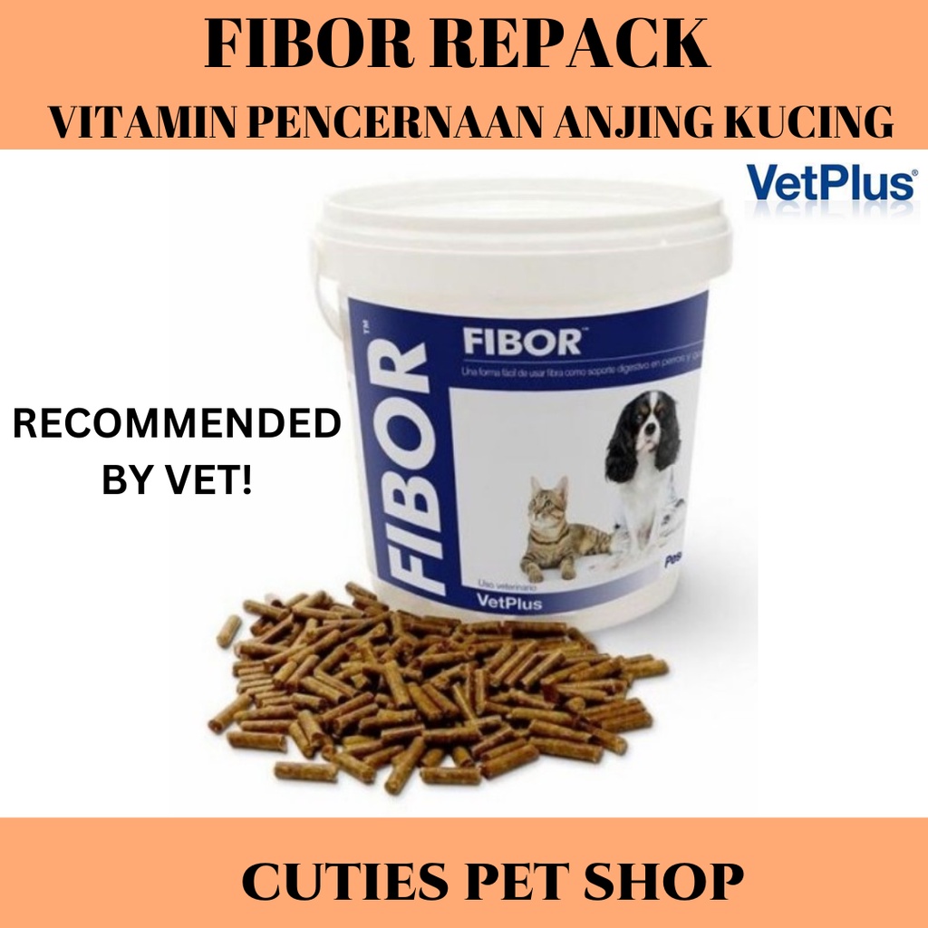 Jual FIBOR VET PLUS VITAMIN SUPLEMEN PENCERNAAN ANJING KUCING UNTUK PUP LEMBEK CAIR SISTEM ...