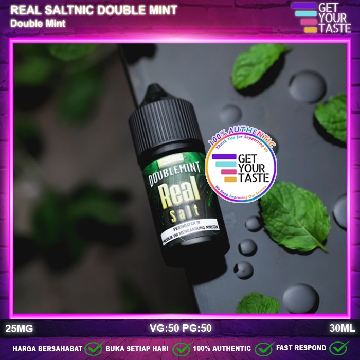 Jual Liquid Real Saltnic Mint 30ML by VR - Real Salt Mint - RealSalt ...