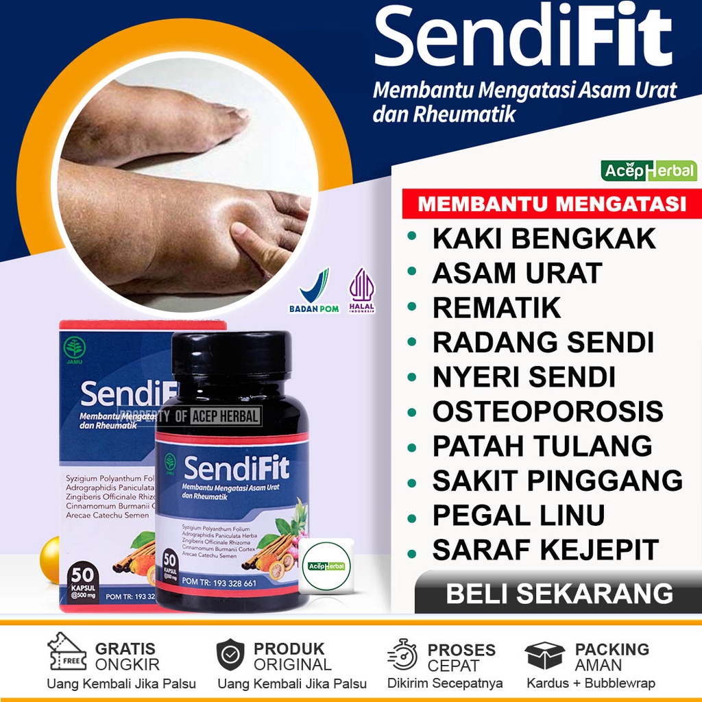 Jual Obat Kaki Bengkak Karena Asam Urat Rematik Radang Sendi ...