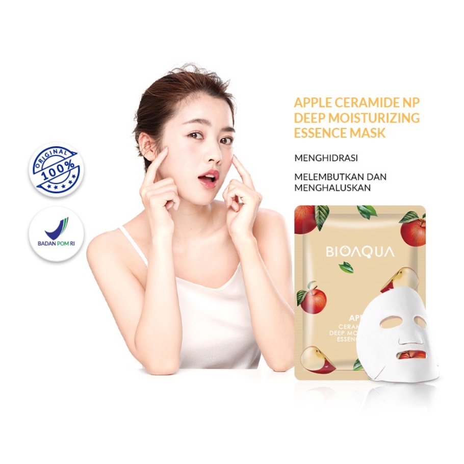 Jual [BPOM] BIOAQUA Masker Sheet Mask Vegetables and Fruits Series Natural Plant Essence Face ...