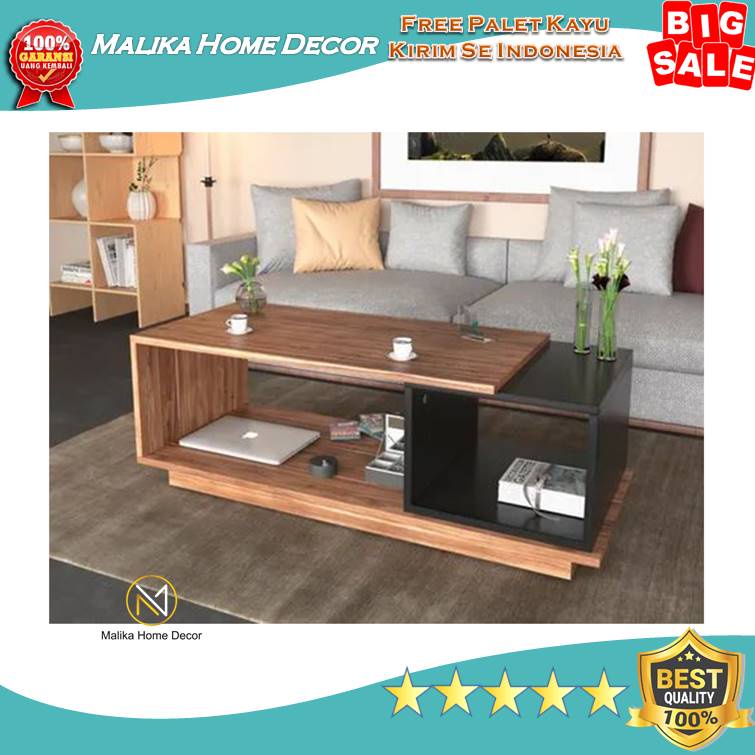 Jual meja tamu minimalis murah modern tiada tara aestetik murah mt2 ...