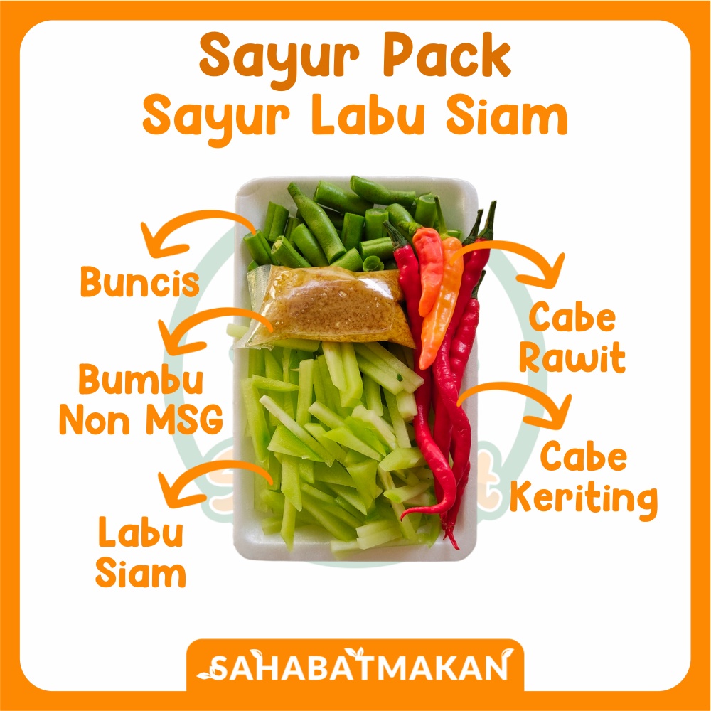 Jual Paket Sayur Labu Siam - Sayur Pack / Sayur Prep / Sayur Instant ...