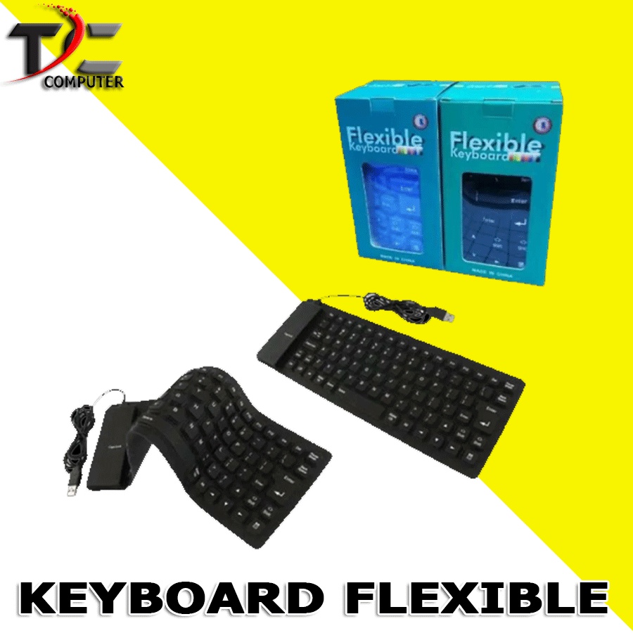 Jual Keyboard FLEXIBLE USB ULTRA SLIM | Shopee Indonesia