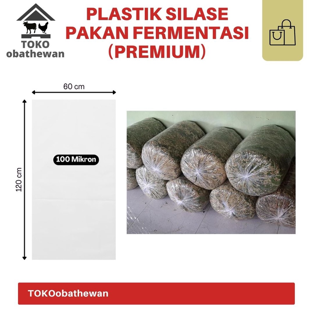 Jual Plastik Silase Fermentasi Pakan Ternak 50mk, 60mk, 70mk, 100mk ...