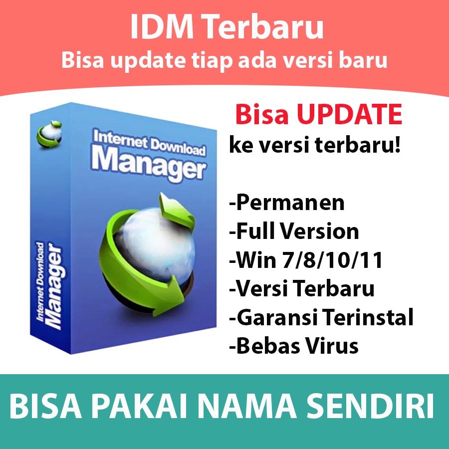 Jual IDM Internet Download Manager full version aktif permanen bisa diupdate | Shopee Indonesia