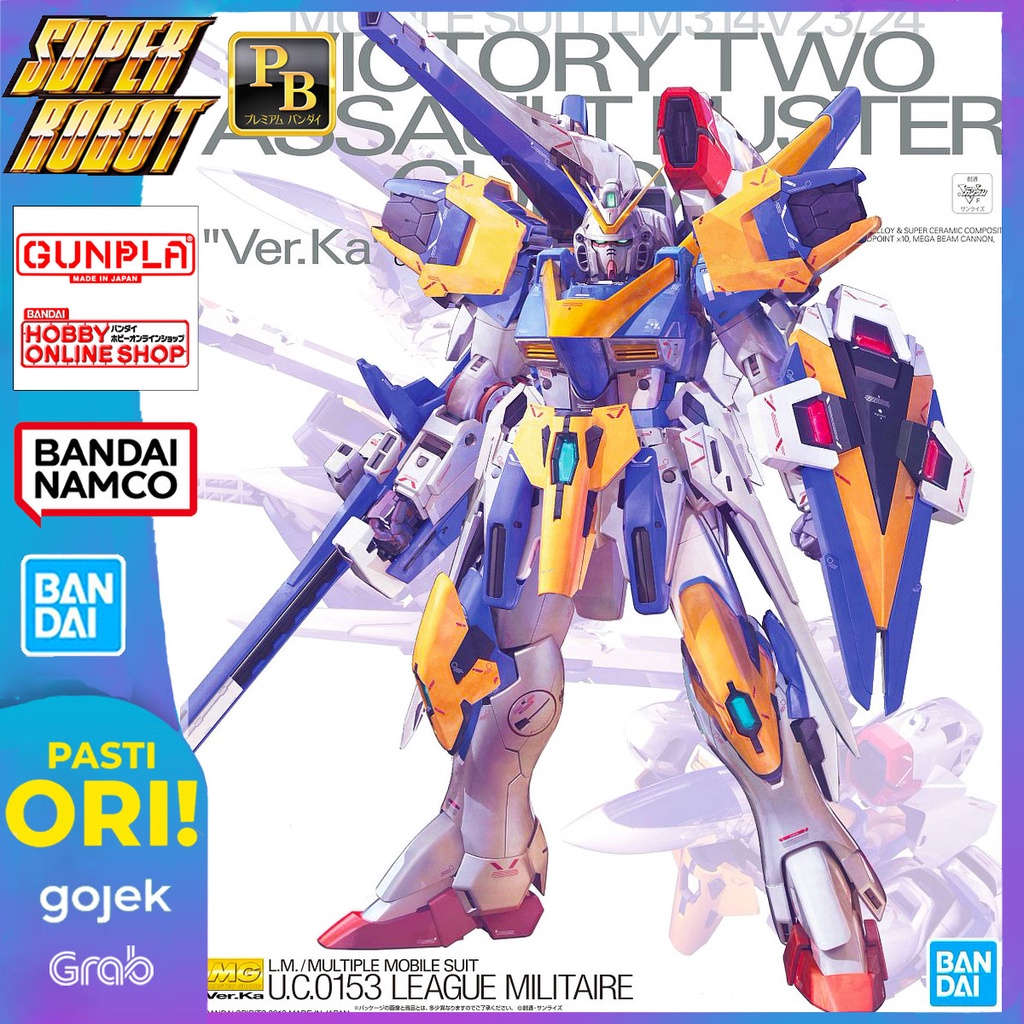 Jual 𝗕𝗔𝗡𝗗𝗔𝗜 MG Victory Two / V2 Assault Buster Gundam Ver Ka P-BANDAI Limited | Shopee Indonesia