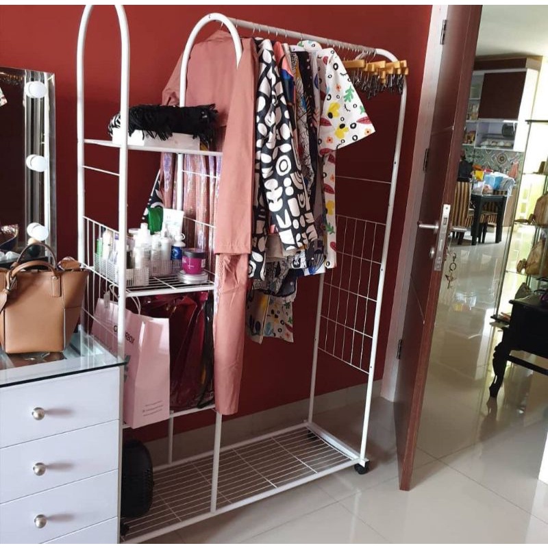 Jual Gawang / garment rack/ gantungan butik rak tas gantungan baju ...