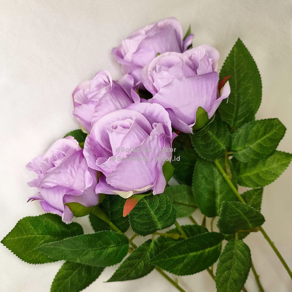 Jual Artificial Rose Bunga Mawar Palsu Single Rose Bunga Plastik Palsu ...