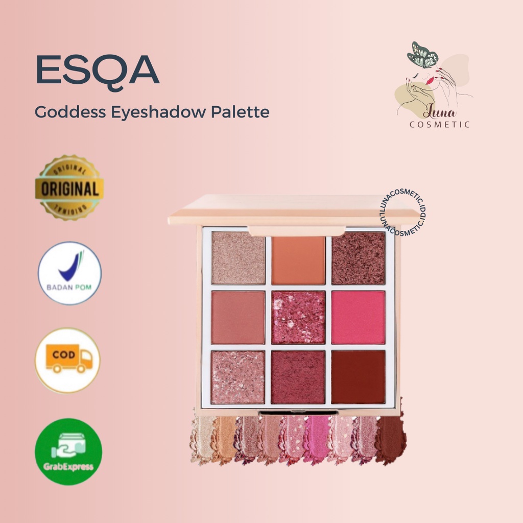 Jual ESQA Goddess Eyeshadow Palette | Shopee Indonesia