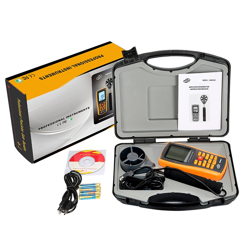 Jual Air Flow Anemometer Alat Ukur Kecepatan Angin dengan USB Interface ...