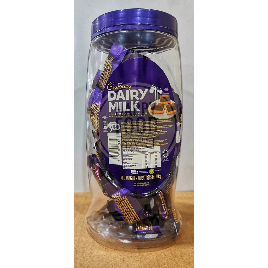 Jual [HALAL] CADBURY DAIRY MILK TOPLES 405 GRAM/COKELAT SUSU/CEMILAN ...