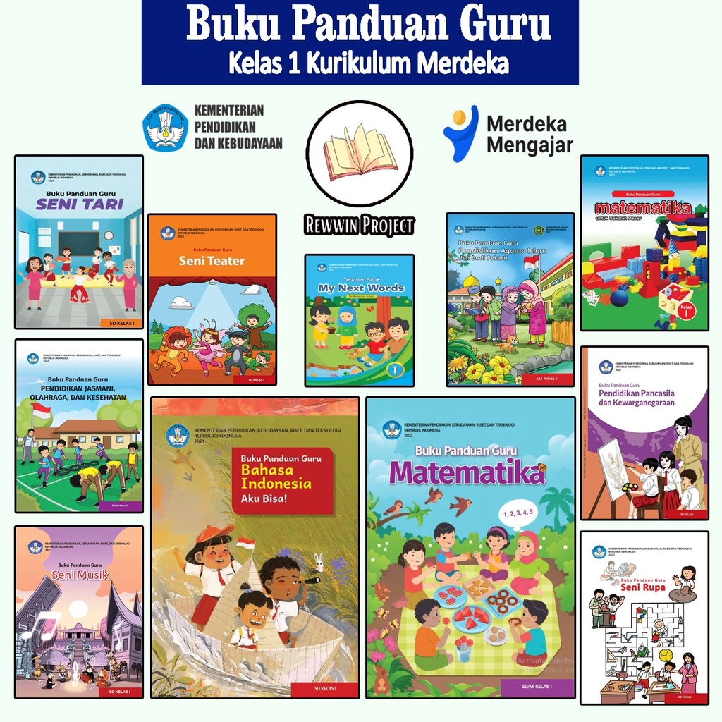 Jual Buku Panduan Guru SD Kelas 1 - Kurikulum Merdeka - ORIGINAL KEMENDIKBUD | Shopee Indonesia