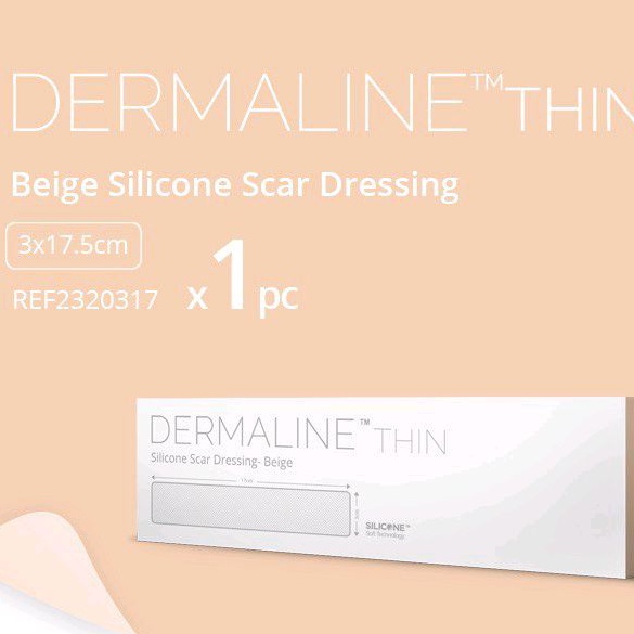 Jual Perawatan Keloid - Dermaline Thin Silicone Scar Sheet 3x17,5cm ...