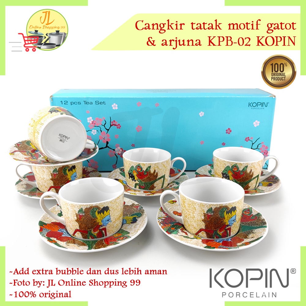 Jual Cangkir teh 6 pasang motif MARAKESH KPB-02 KOPIN / coffee set ...