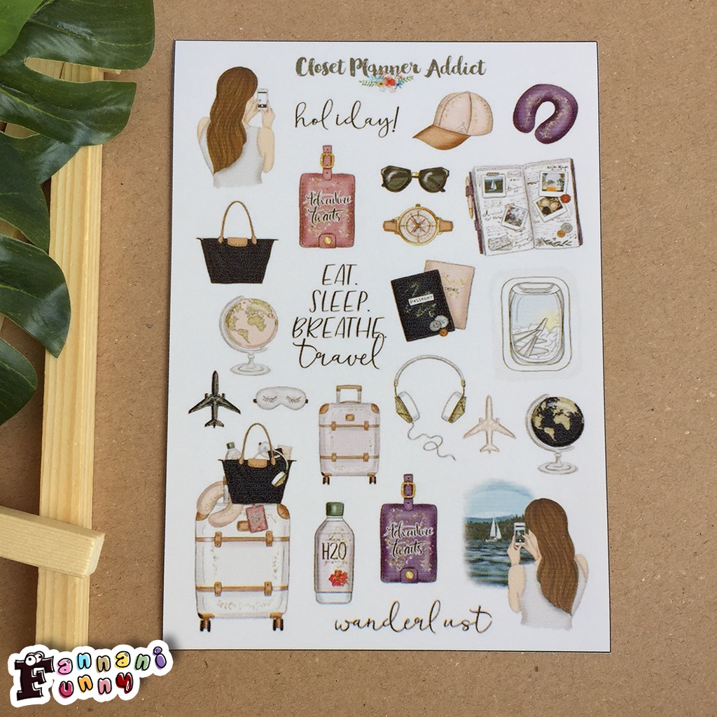 Jual Sticker sheets style wanita vintage | Sticker sheets bunga ...