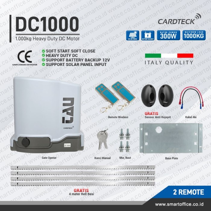 Jual Acd 1000Kg Heavy Duty Italy Dc Motor Sliding Gate Otomatis ...