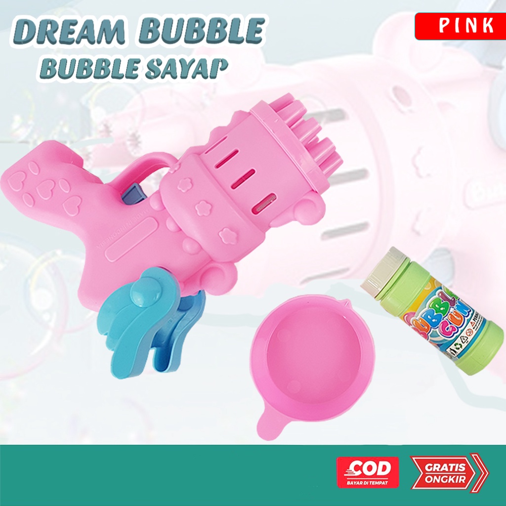 Jual Mainan Dream BubbleGun / Tembakan Balon Gatling Anak Elektrik ...