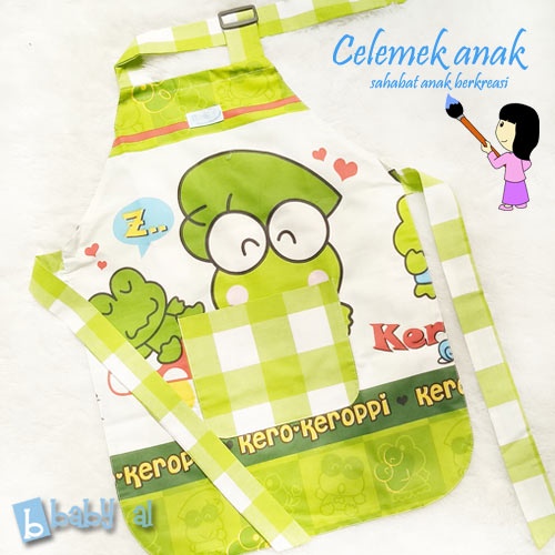 Jual BABY AL Celemek Kreasi Masak Anak / Apron Anak Usia TK-SD | Shopee ...