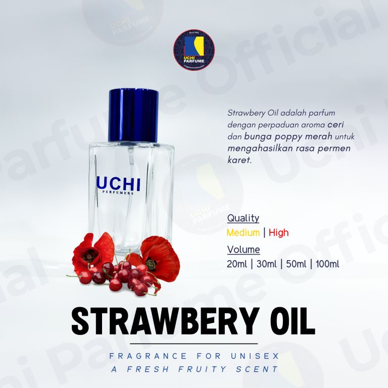 Jual Uchi Parfume Strawbery Oil (30ml,50ml,100ml) | Shopee Indonesia