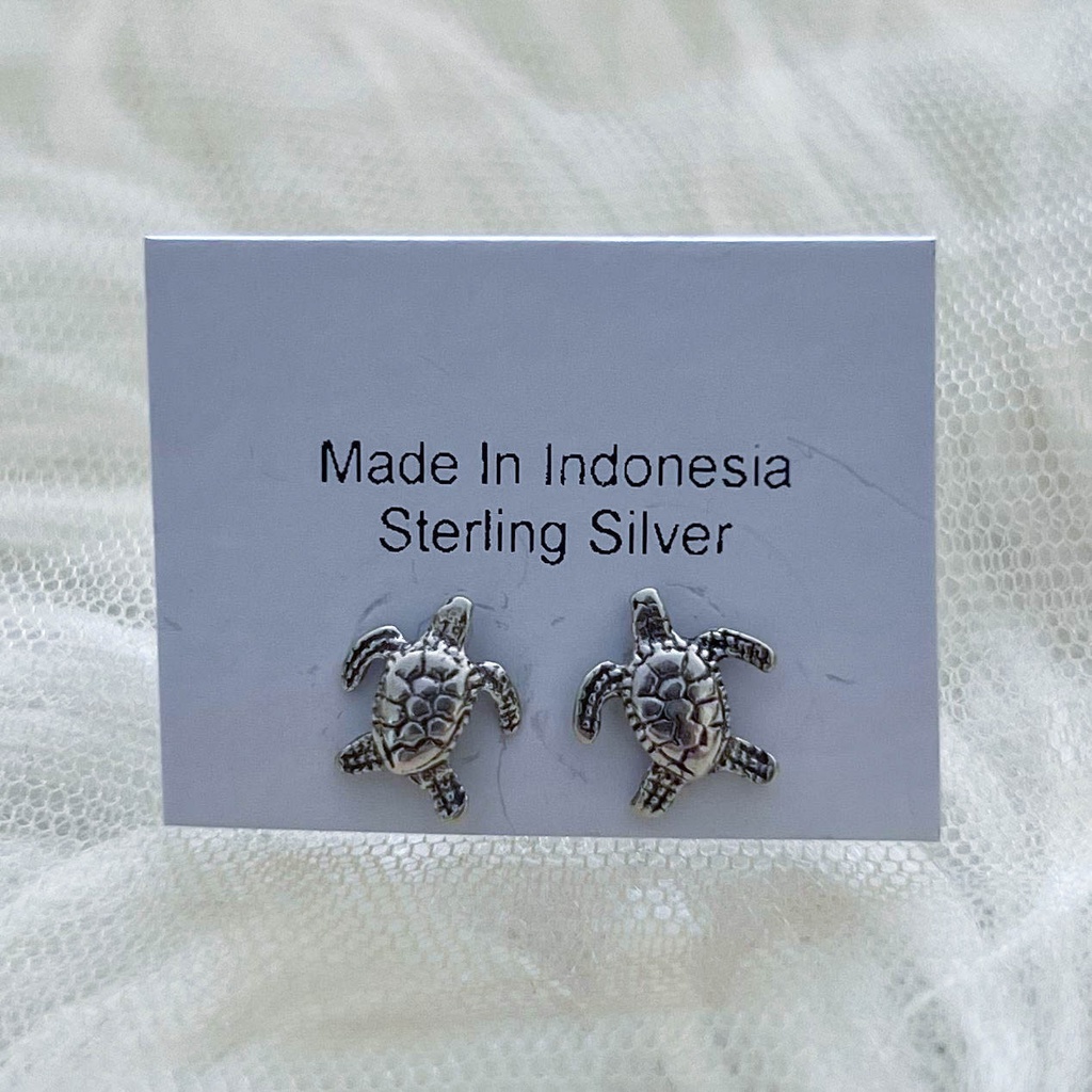 Jual Perhiasan aksesoris wanita anting stud perak sterling silver 925 ...