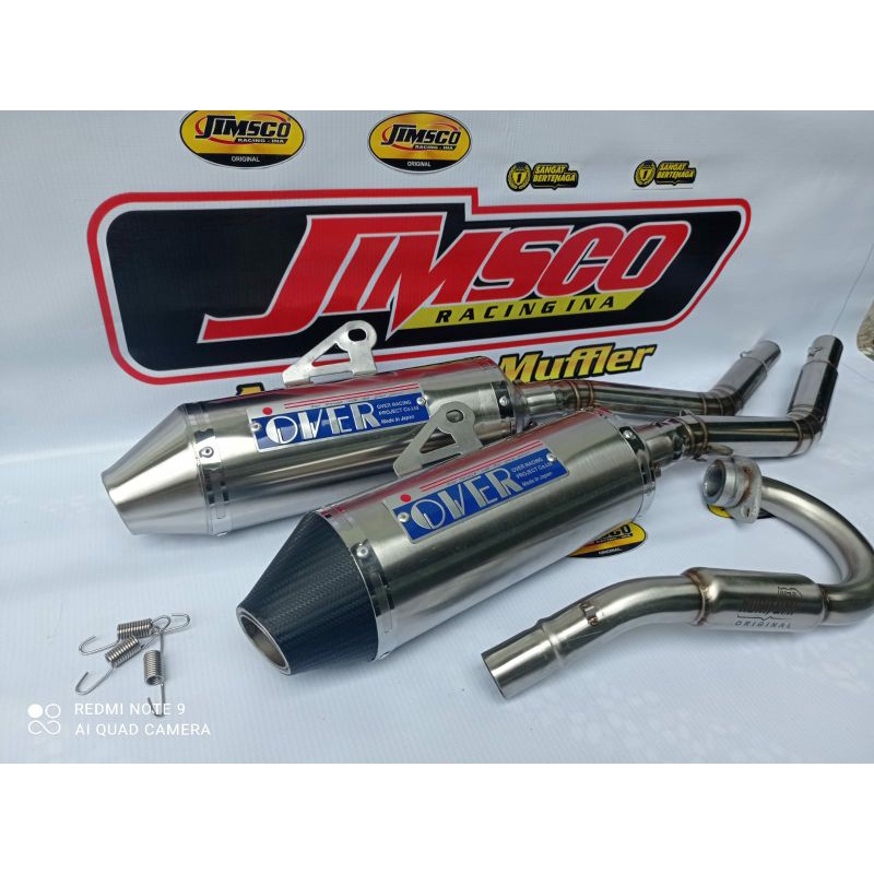 Jual KNALPOT OVER RACING KLX D-TRACKER 150 CRF 150 WR 155 Viar cross ...
