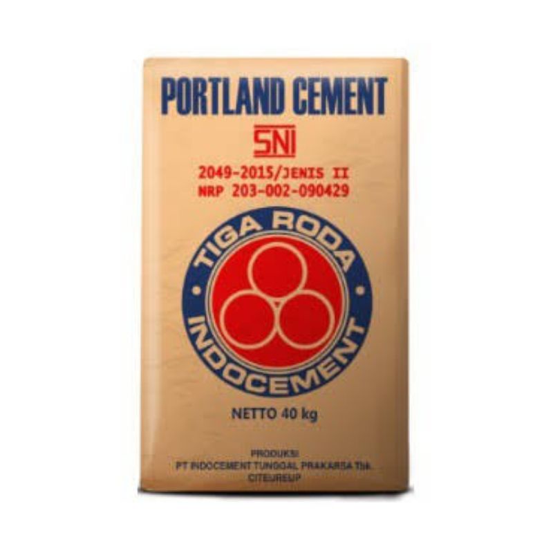 Jual Semen Tiga Roda 40 Kg Indocement | Shopee Indonesia