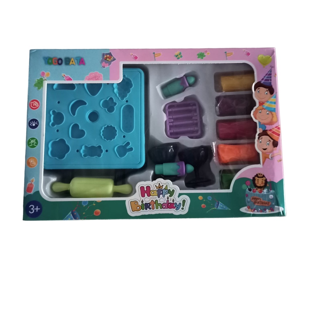 Jual Mainan Cetakan Playdough Ice Cream Noodle Maker Clay Plastisin ...